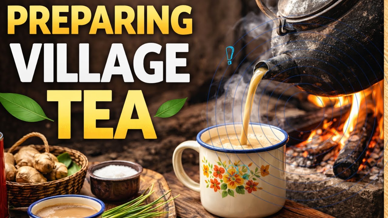 Preparing Traditional Village Tea for Visitors | Authentic Rural ...