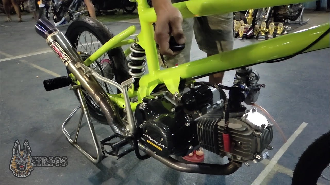 MotorBike 4v engine (keyless) - YouTube