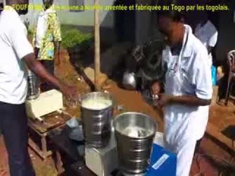 Machine à foufou ou foutou ou fufu - YouTube
