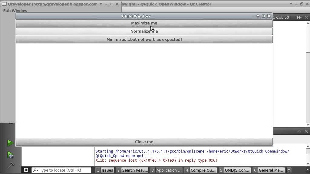 Qtquick Example Resizing Window Youtube
