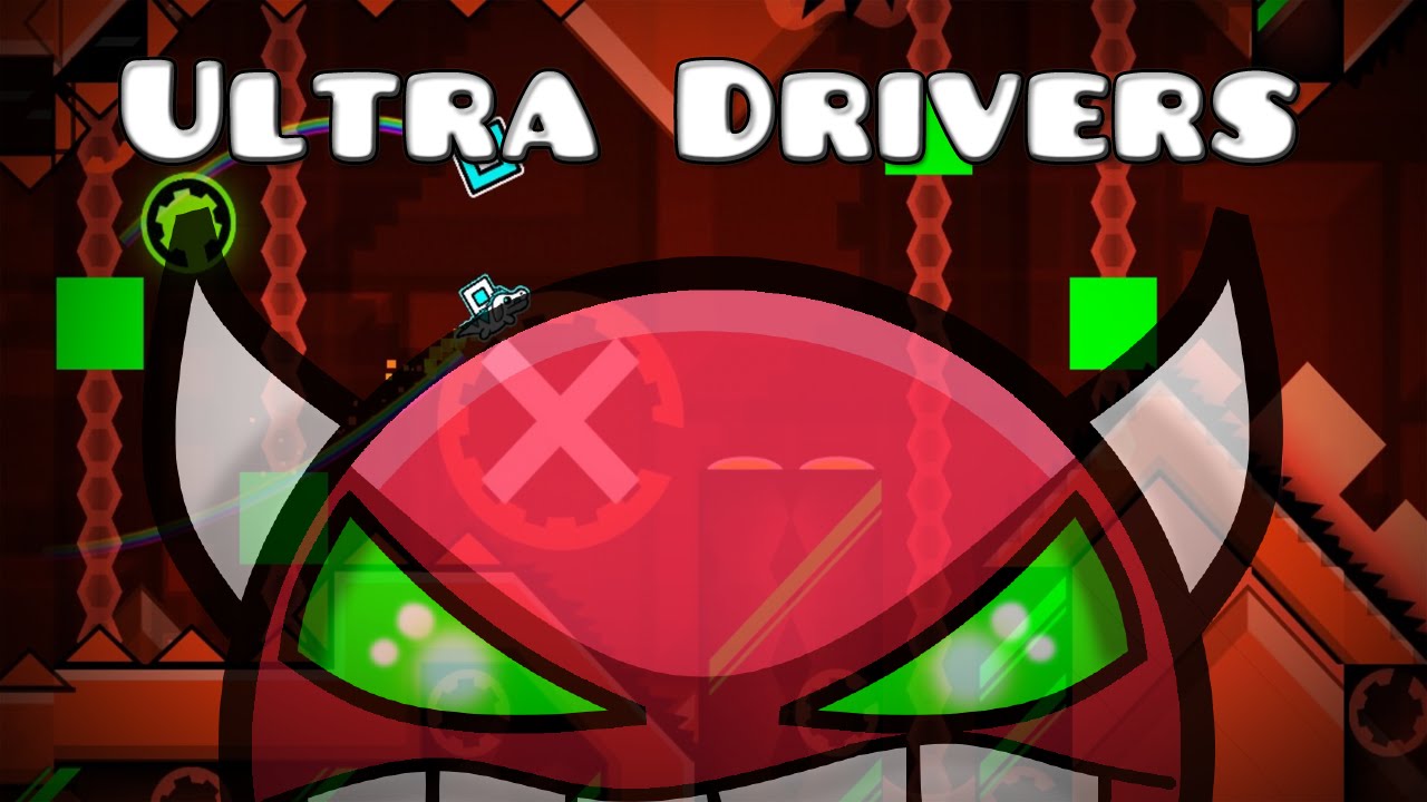 Geometry Dash (2.0) - Ultra Drivers by LazerBlitz (DEMON) - YouTube