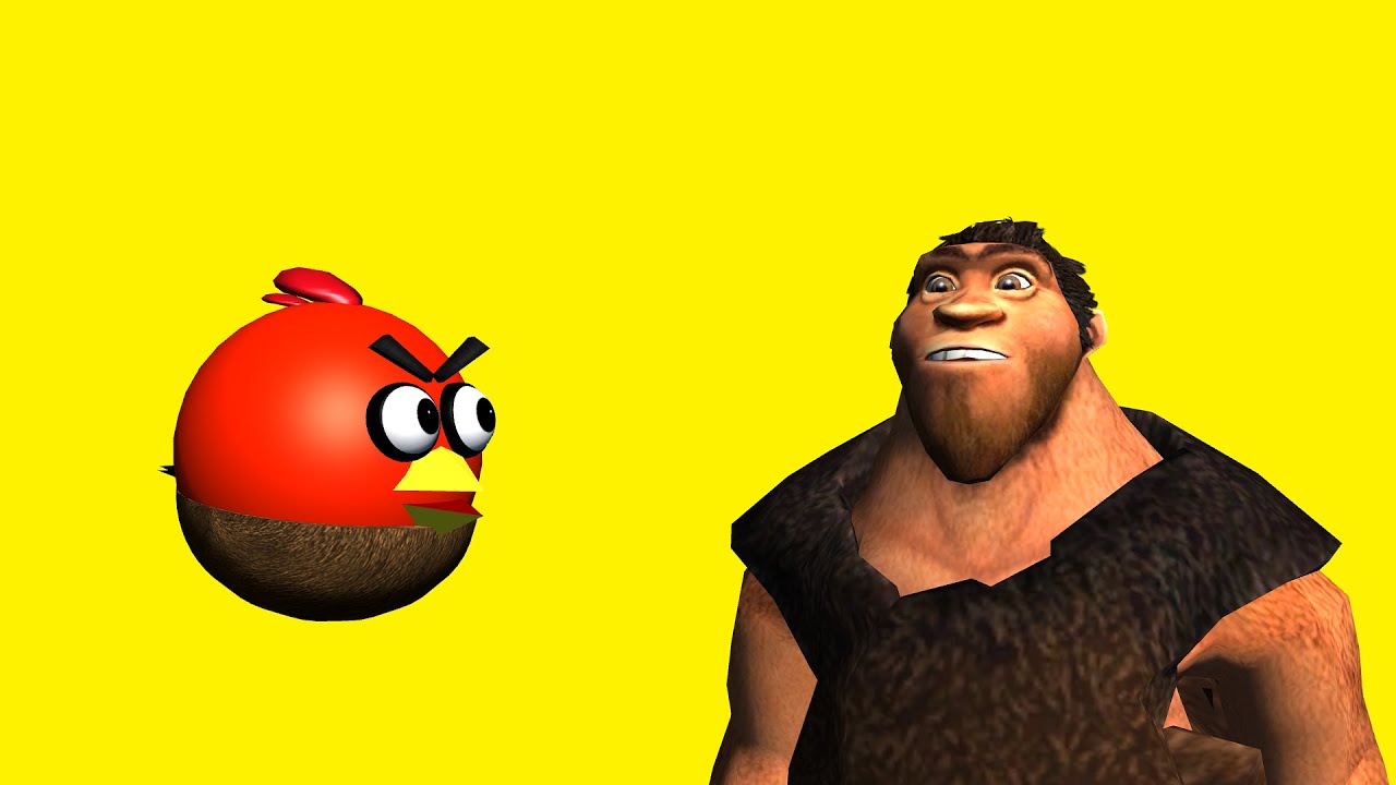 THE CROODS with ANGRY BIRDS ♫ 3D animated mashup ☺ FunVideoTV - Style ...
