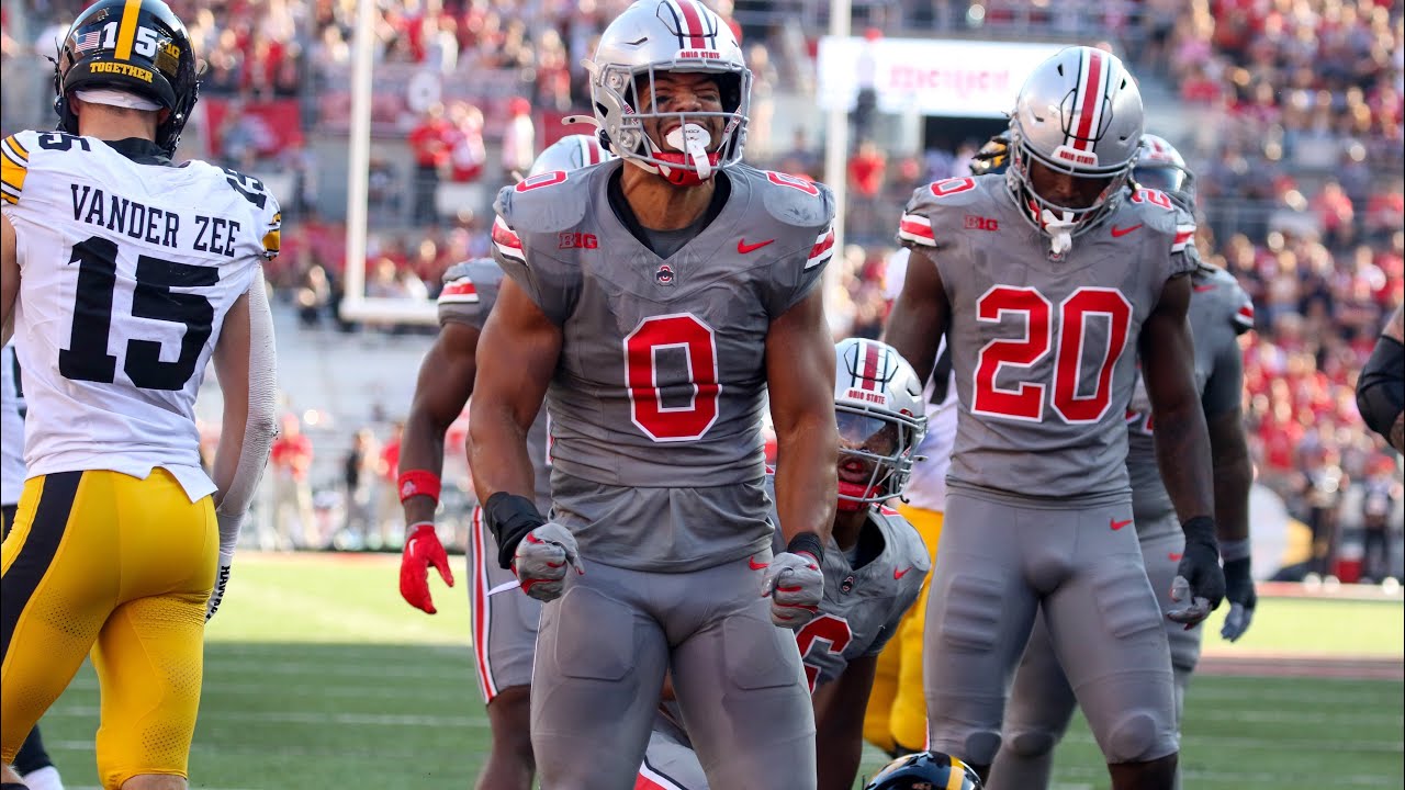 Cody Simon highlights vs Iowa | CFB 2024 - YouTube