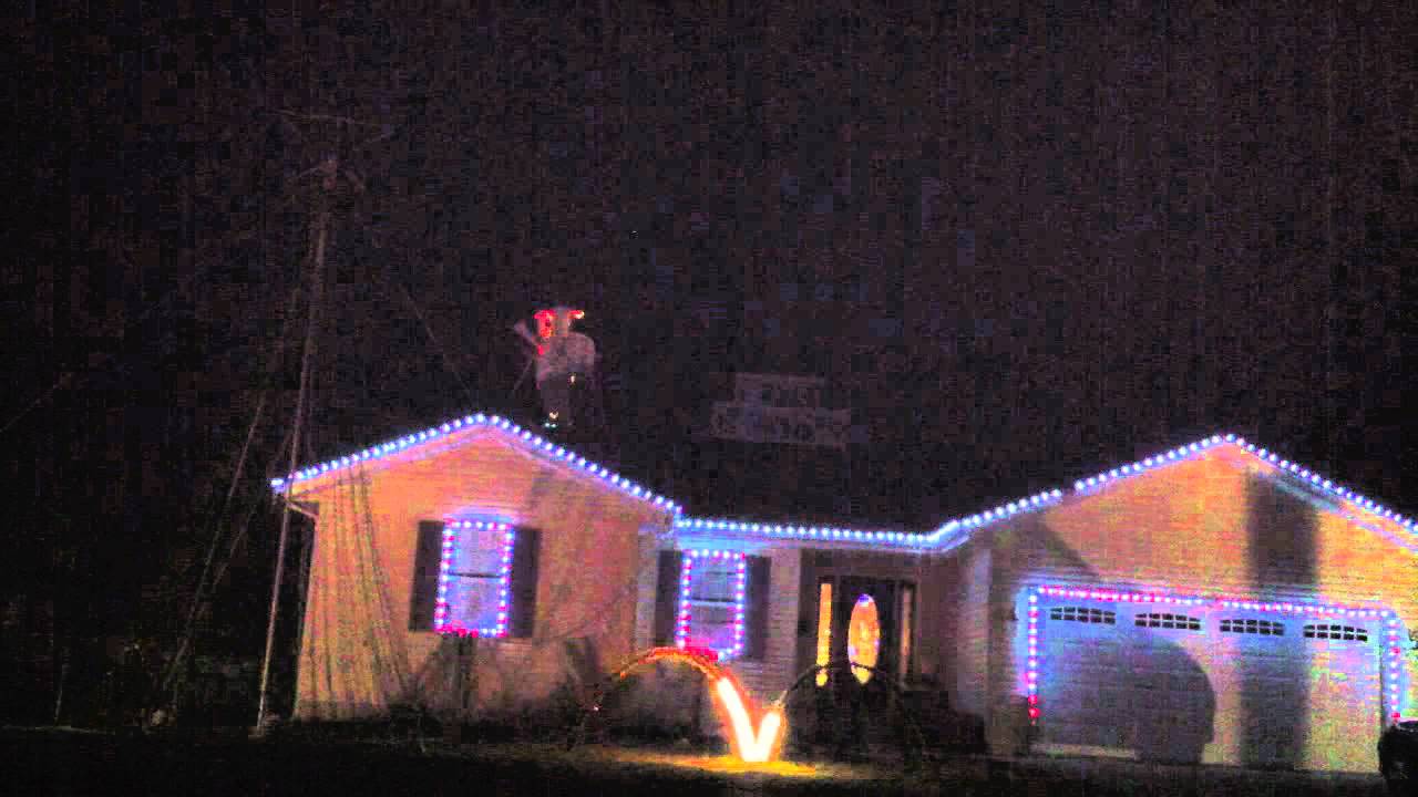 2011 Christmas Light Display Animated to Jingle Bell Rock Performed by ...