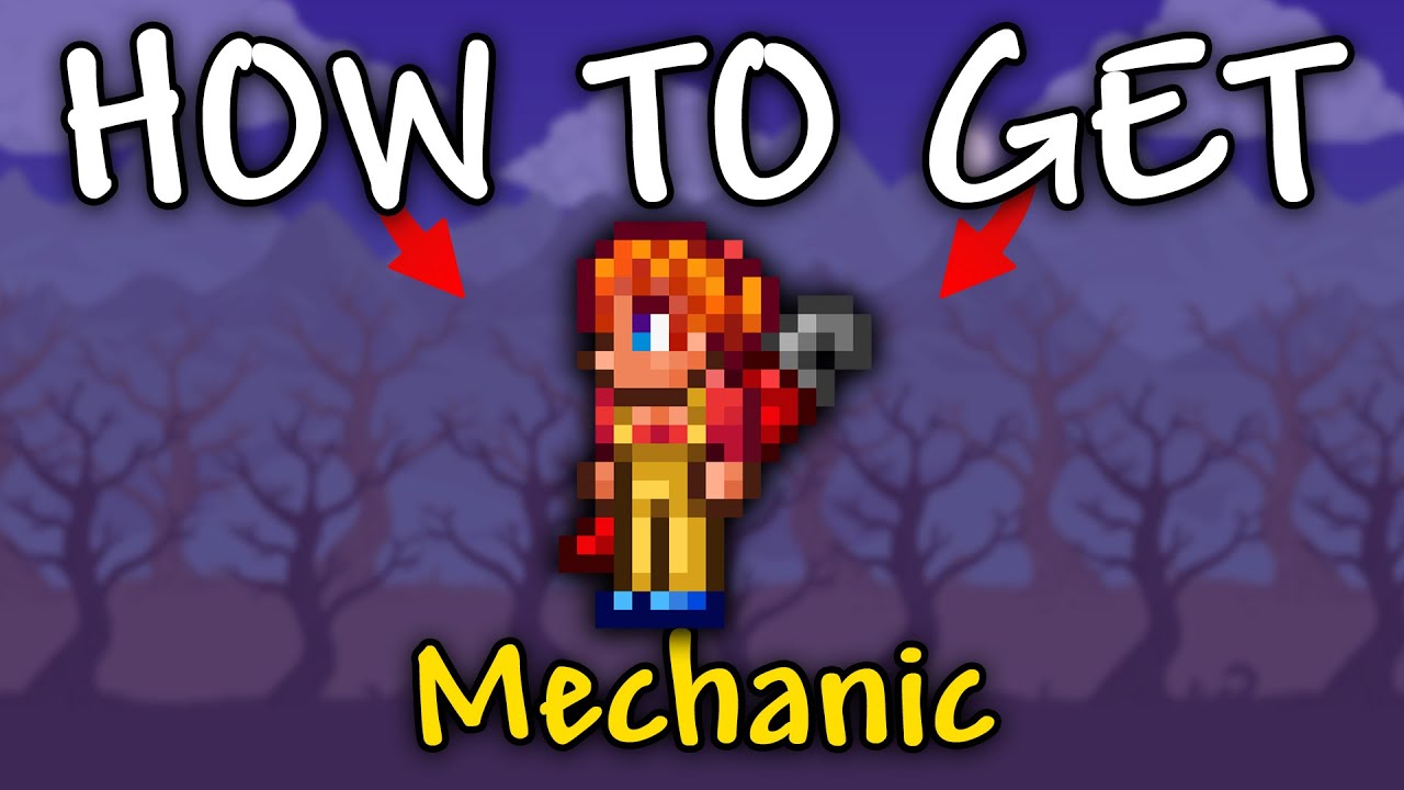 How to Get Mechanic in Terraria | NPC Mechanic in terraria | NPC ...