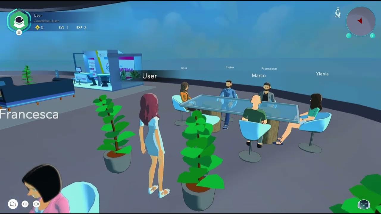 Il Metaverso realizzato da Coderblock per l'Associazione Nazionale Giovani Innovatori - YouTube