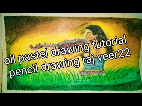 oil pastel drawing tutorial //how to draw oil pastel drawing step by ...