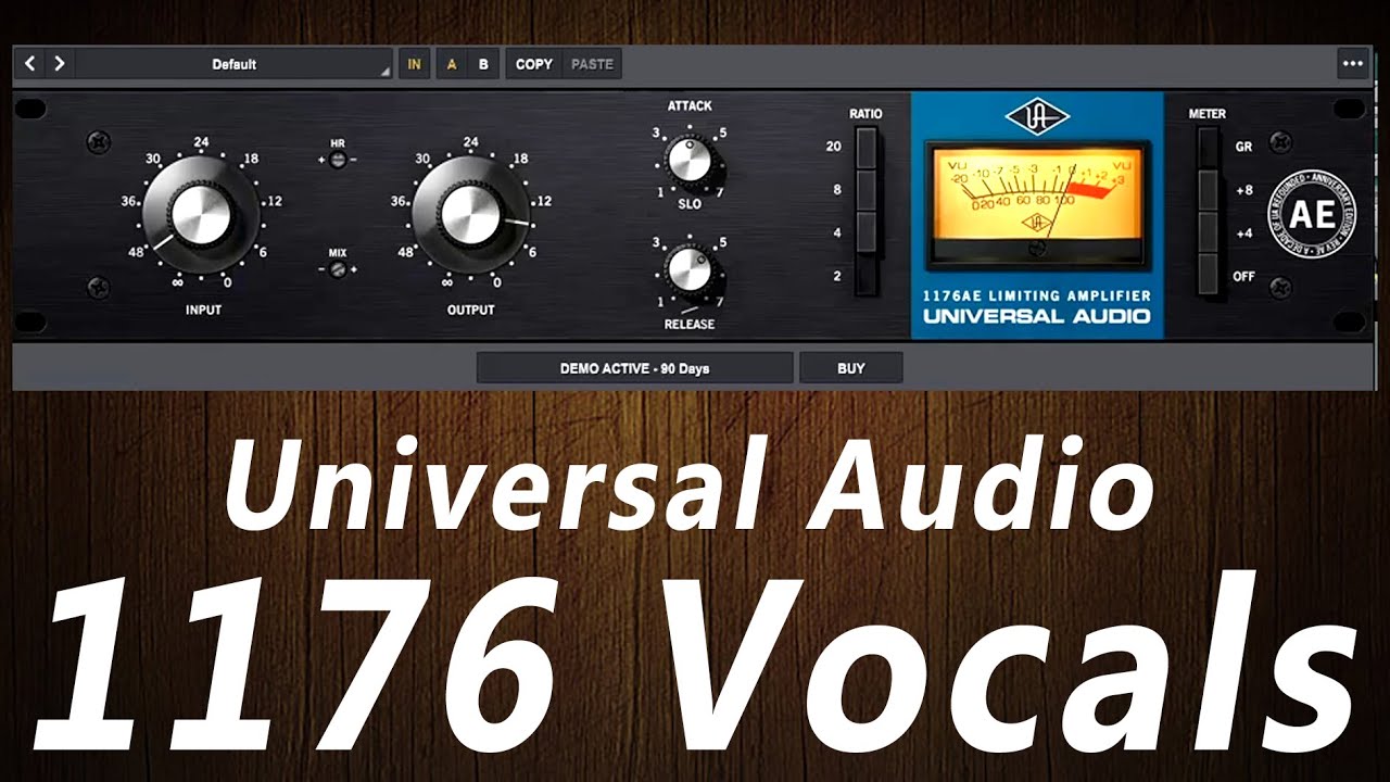 Universal Audio 1176 on Vocals - YouTube