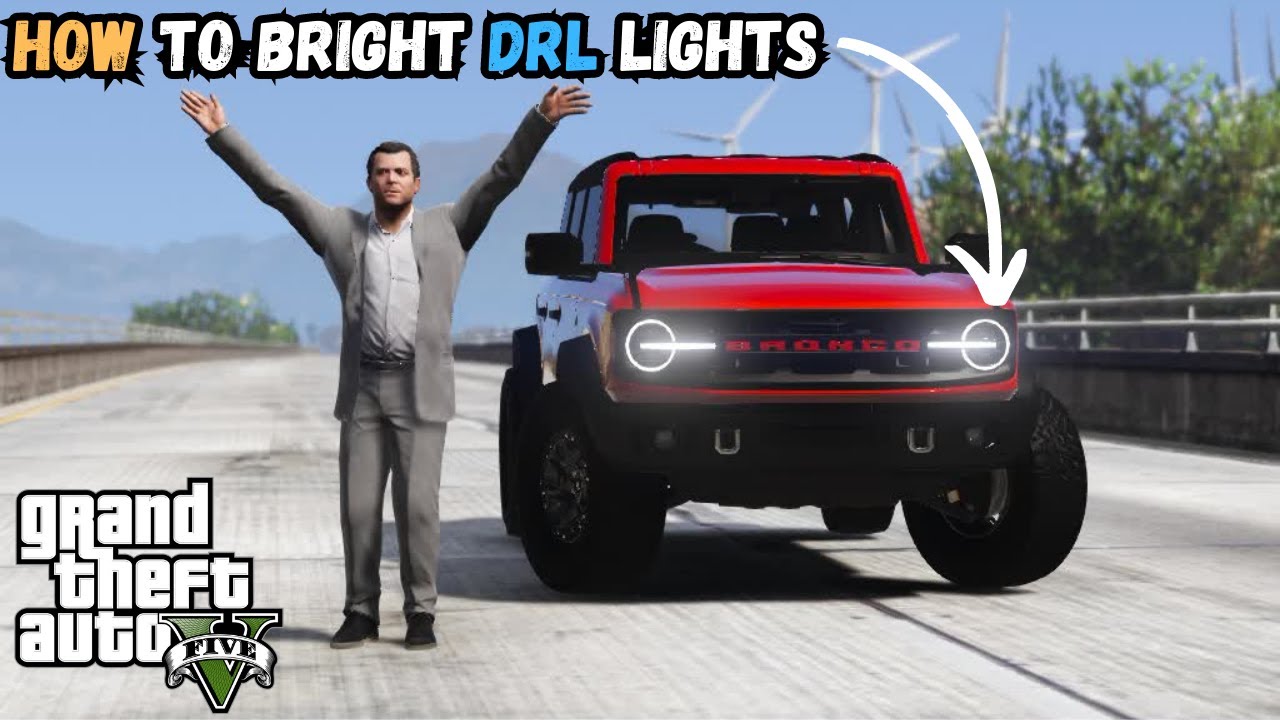 HOW TO BRIGHT CAR ENJINE LIGHT IN GTA5 | DRL LIGHTS | BRIGHT ELS LIGHTS ...