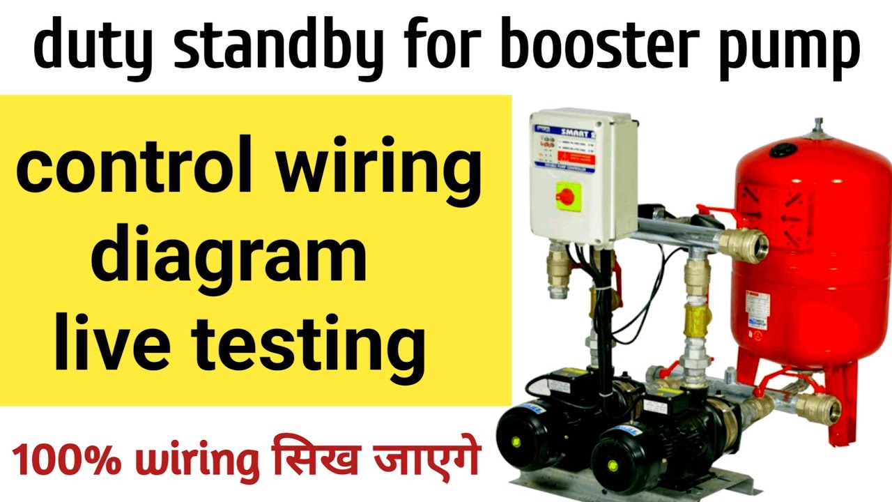 Wiring a Booster Pump: The COMPLETE Guide || duty standby pump wiring ...