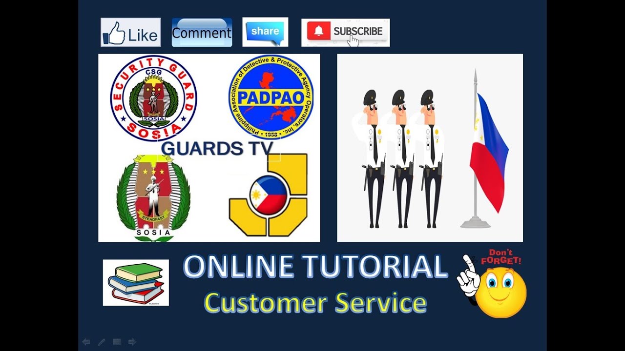 CUSTOMER SERVICE FOR SECURITY GUARDS - YouTube