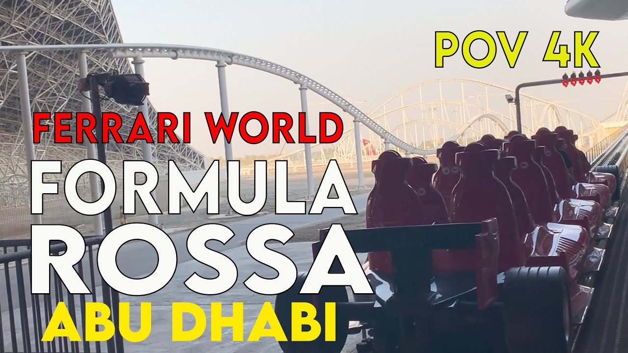 Formula Rossa no Ferrari World Abu Dhabi - YouTube