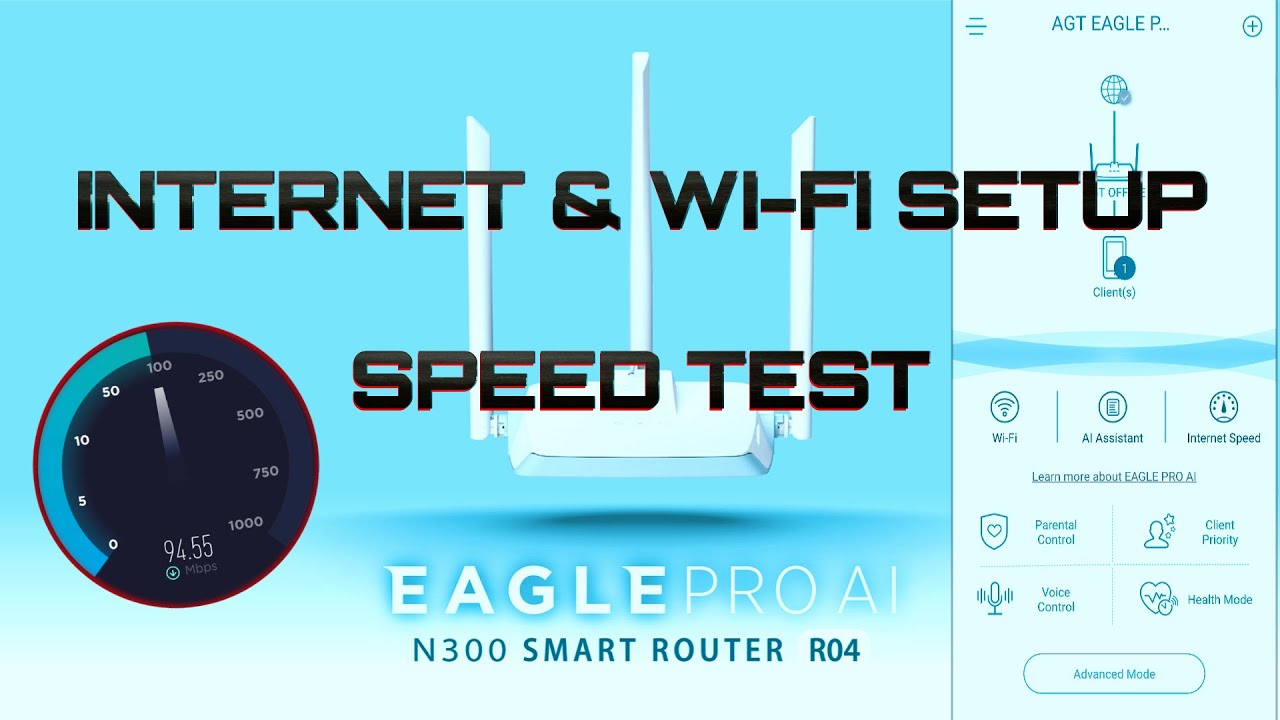 D-Link R04 Eagle Pro AI Router Review, First Use Setup and Speed Test ...