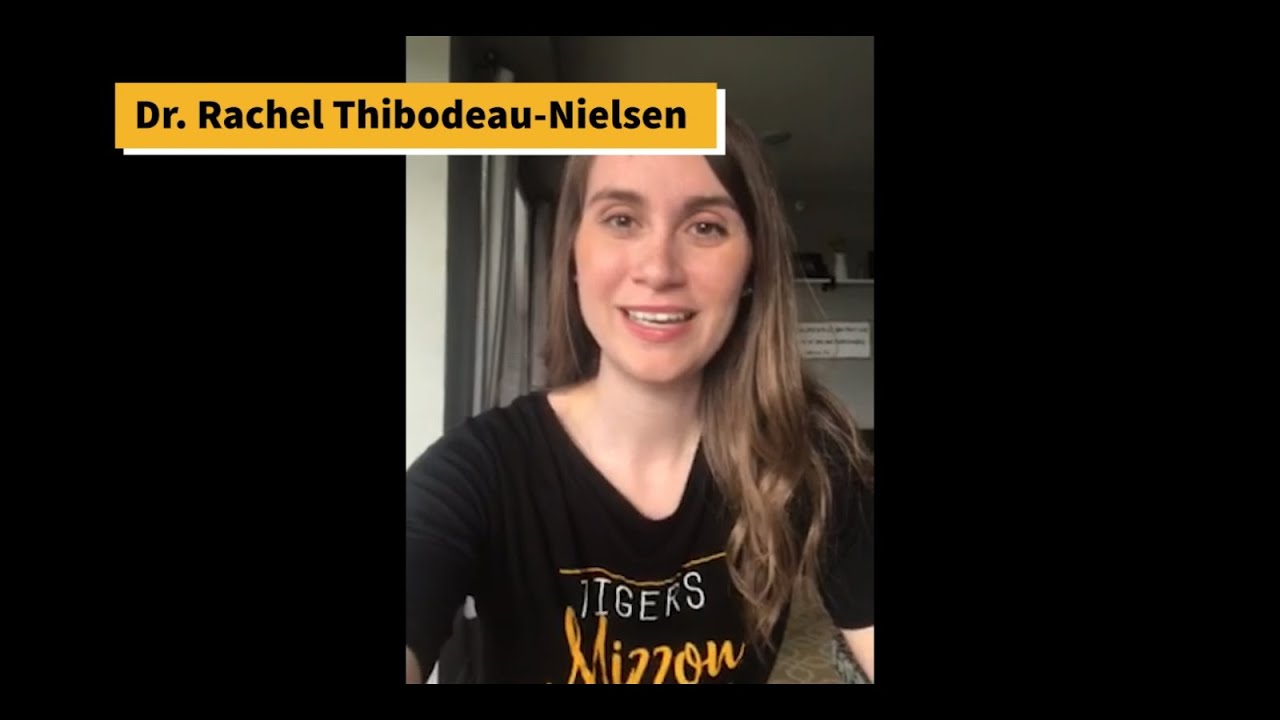 Mizzou HDFS Graduation 2020 - Dr. Rachel Thibodeau-Nielsen - YouTube