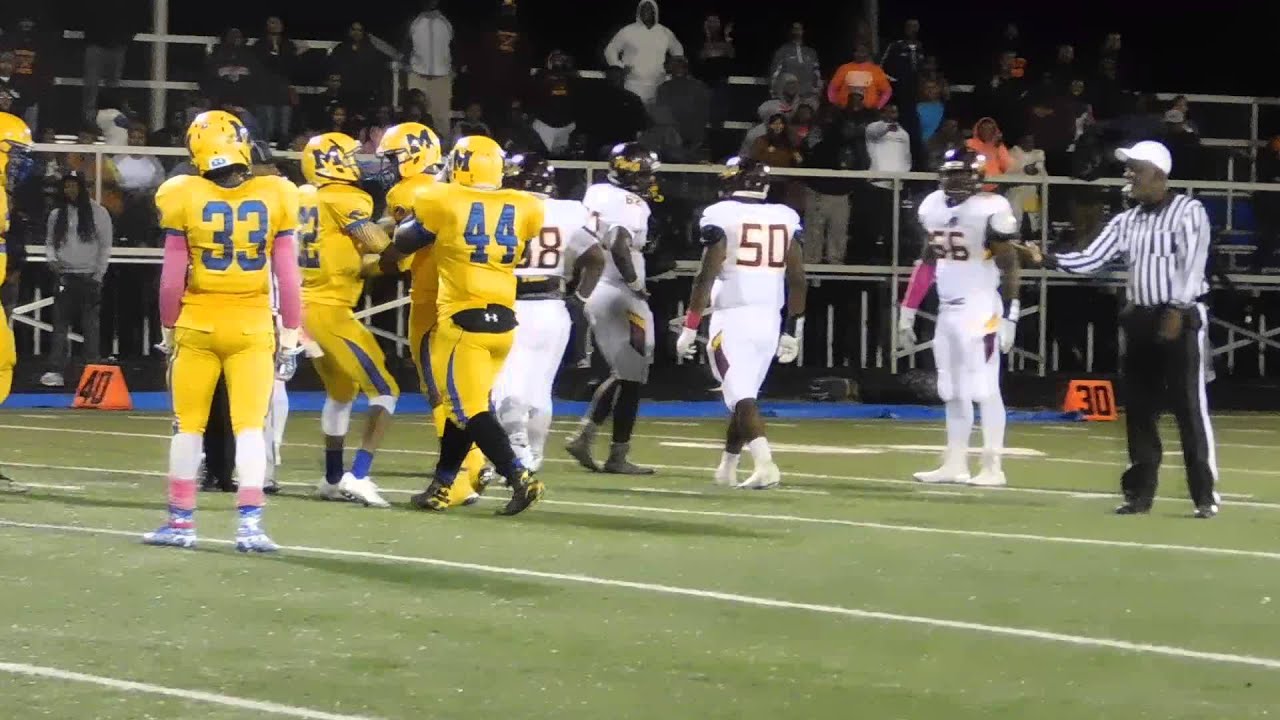 Ali QB sack and penalty Dunbar/Mervo football 10/16/15 - YouTube