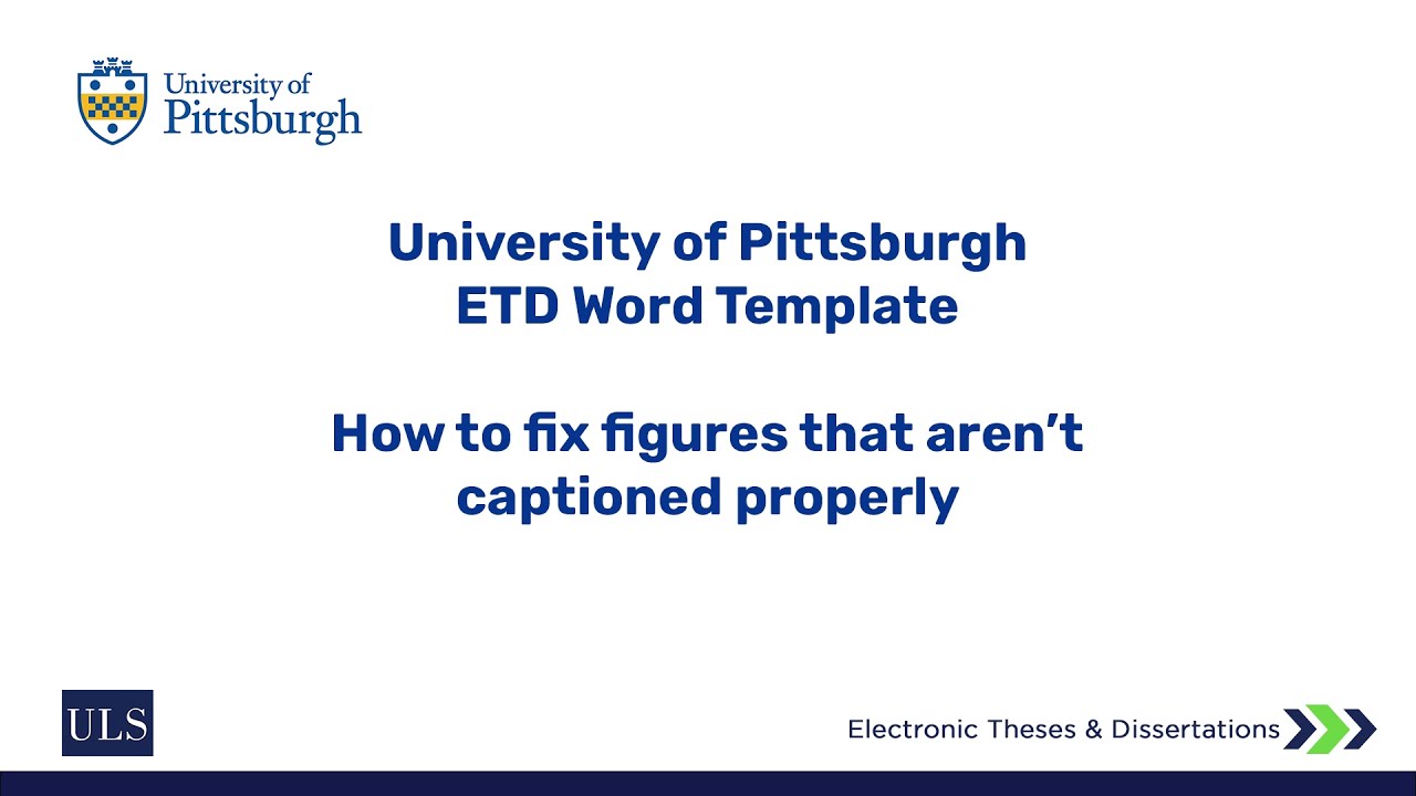 University of Pittsburgh ETD Word Template – How to fix figures that ...