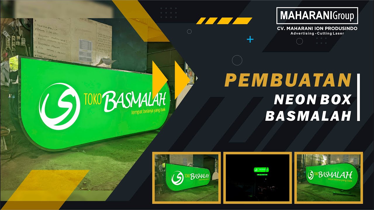 Proses Pembuatan Neon Box | Untuk Toko Terlihat Lebih Menarik Customer ...