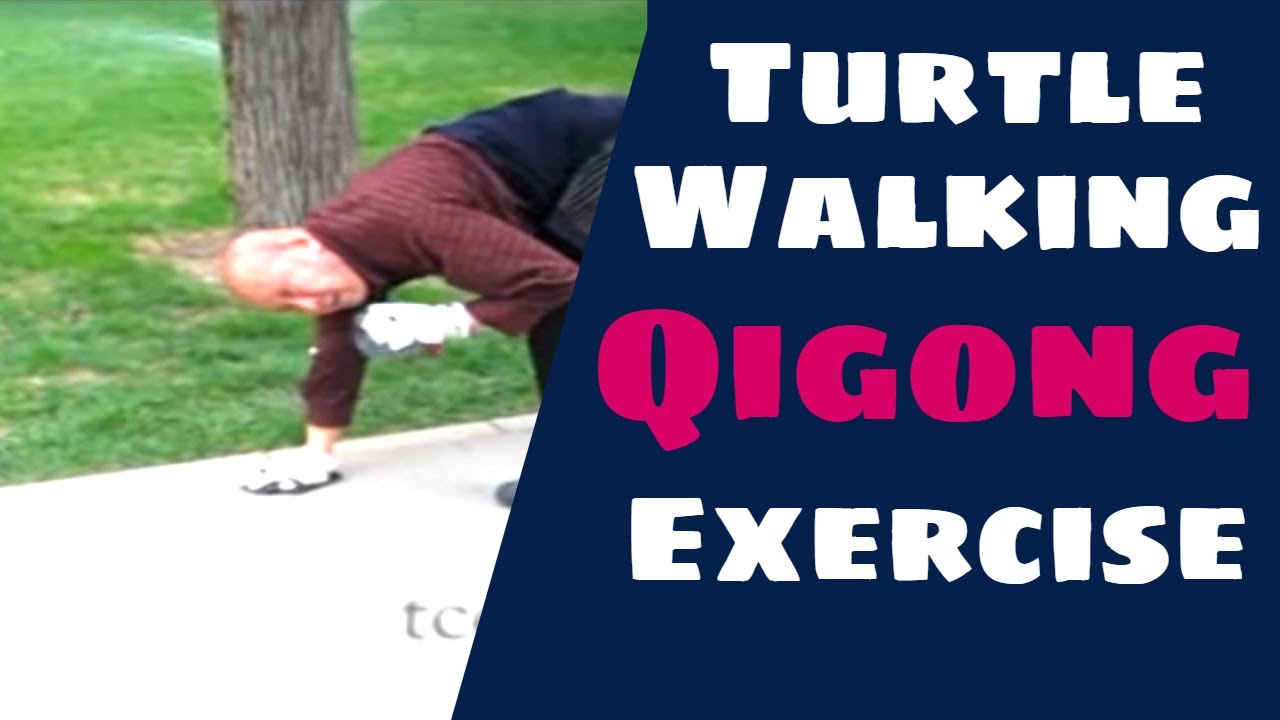 Turtle Walking Qigong Exercise Movement in Beijing China - YouTube