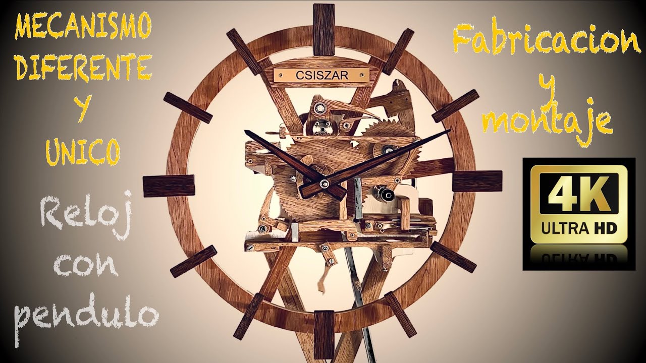 DIFERENTE Reloj de péndulo con electroimán solenoide (ARTESANAL ...