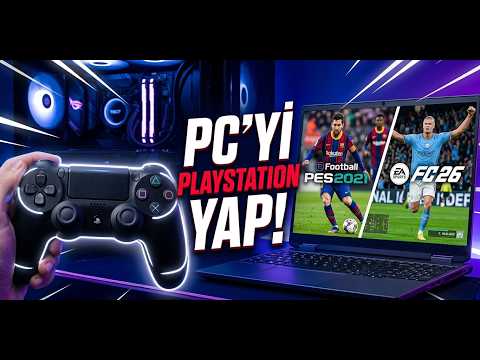 PC'yi PlayStation Yap! 🎮 PS4 Kolunu Bilgisayara Bağlama ve DS4Windows Ayarları
