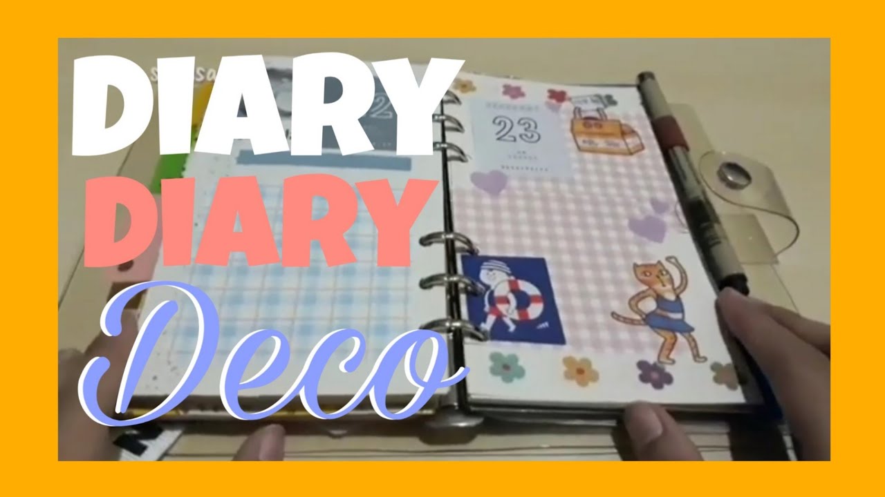 Diary Deco With Me #Part5 🌻 - YouTube