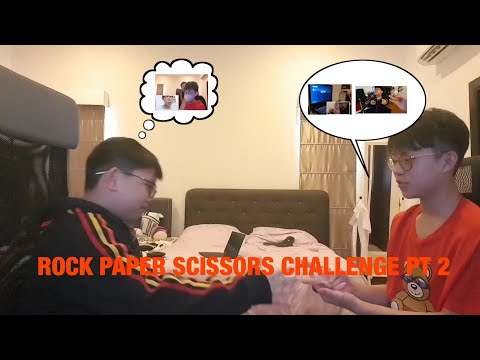 Rock Paper Scissors Challenge (reacting to old videos, fortnite, eating dog food etc!)