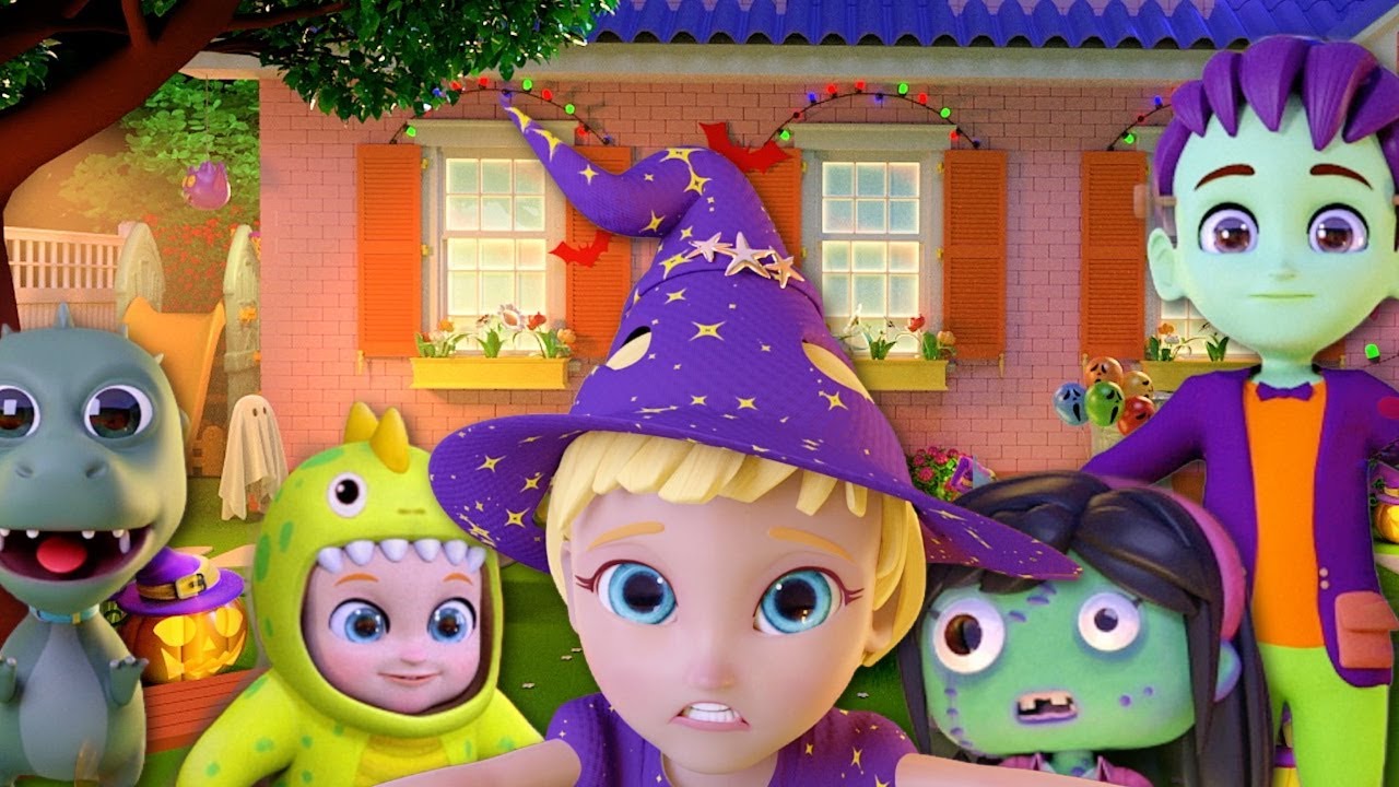 Five Little Monsters 🎃 Halloween Song | Scary Halloween Songs for ...