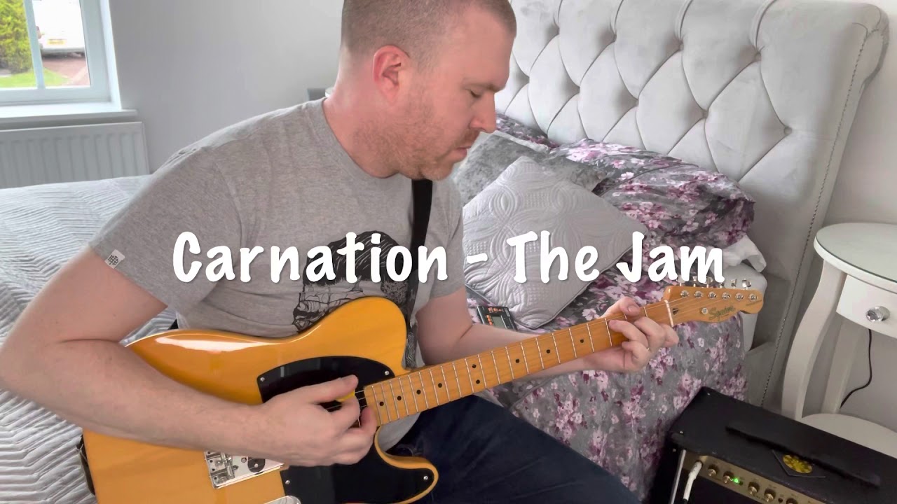 Carnation by the Jam - Guitar cover - YouTube