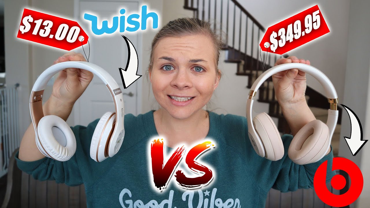 REAL VS FAKE KNOCK OFF ITEMS! *$13 VS $350 BEATS HEADPHONES* - YouTube