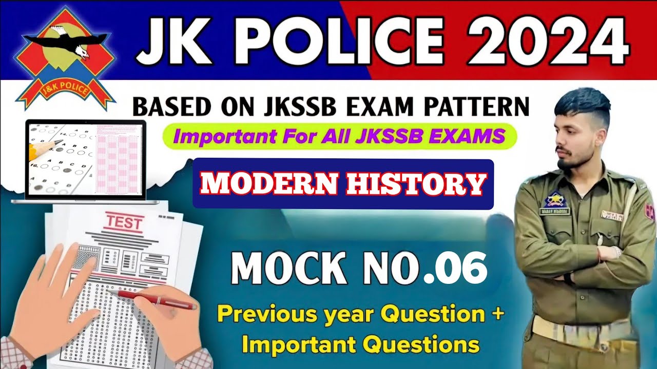 JKP CONSTABLE Mock Test | Jkp constable mcqs | jkp constable classes ...