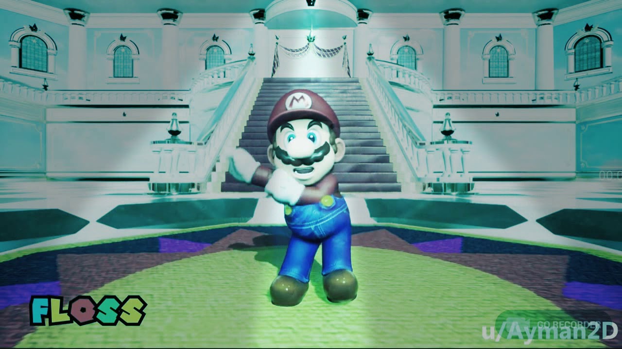 Mario is doing the floss😂 - YouTube