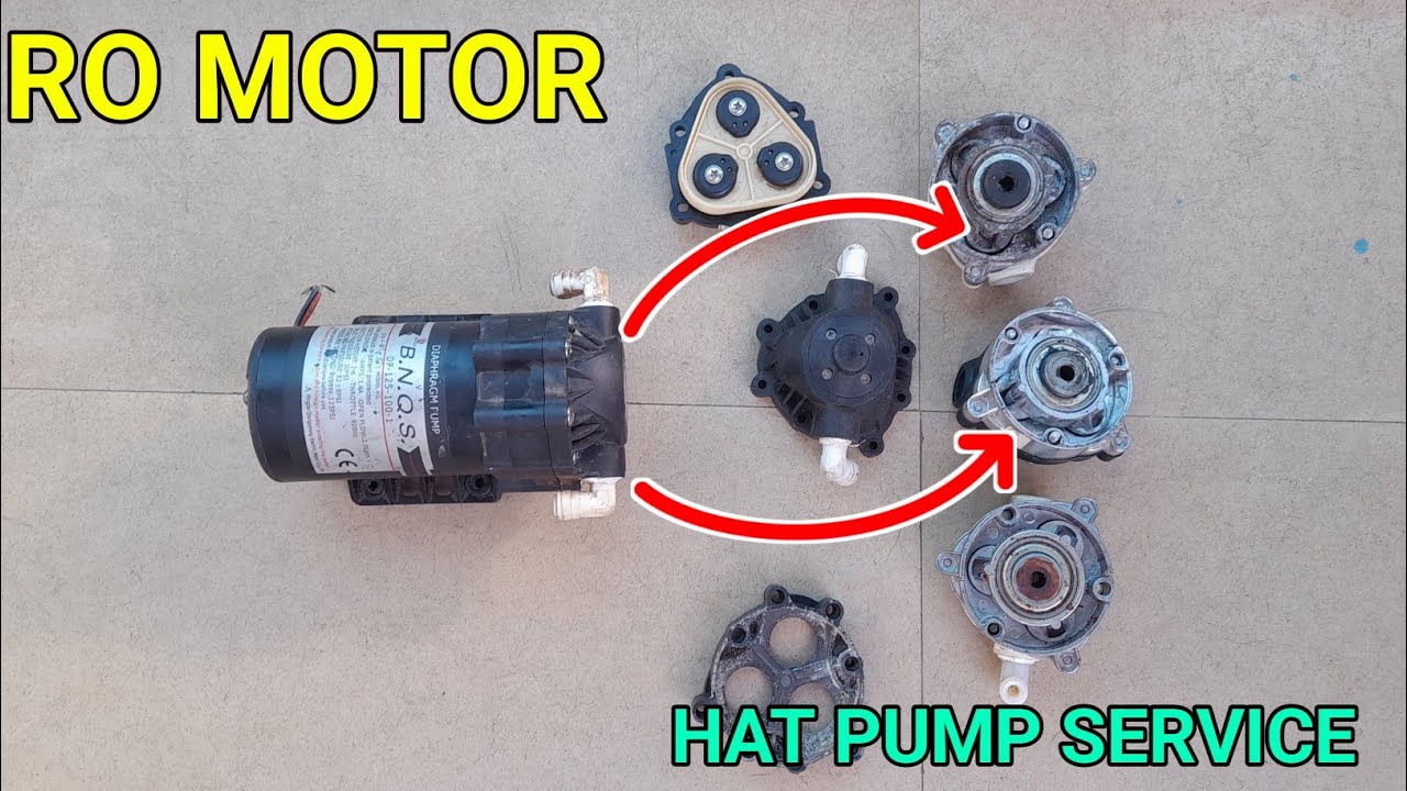 RO booster pump repair without replace parts | How to Repair RO Motor ...