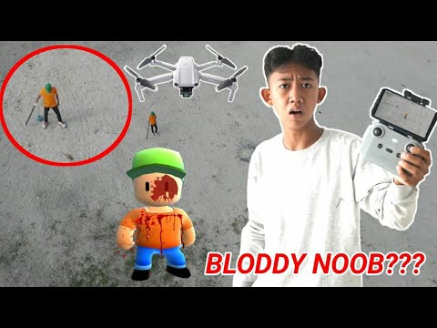 TEREKAM JELAS! PENAMPAKAN BLOODY NOOB DARI KAMERA DRONE?! | Mikael ...