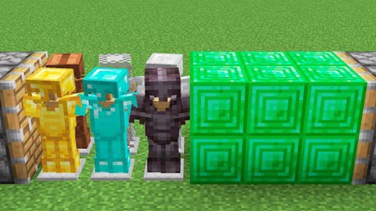 how to make emerald armor ? - YouTube