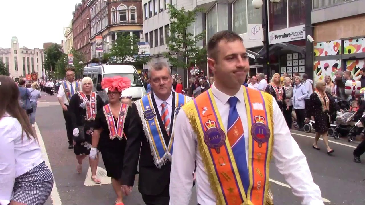 Belfast 12th Parade 2019 (Full Parade) - YouTube