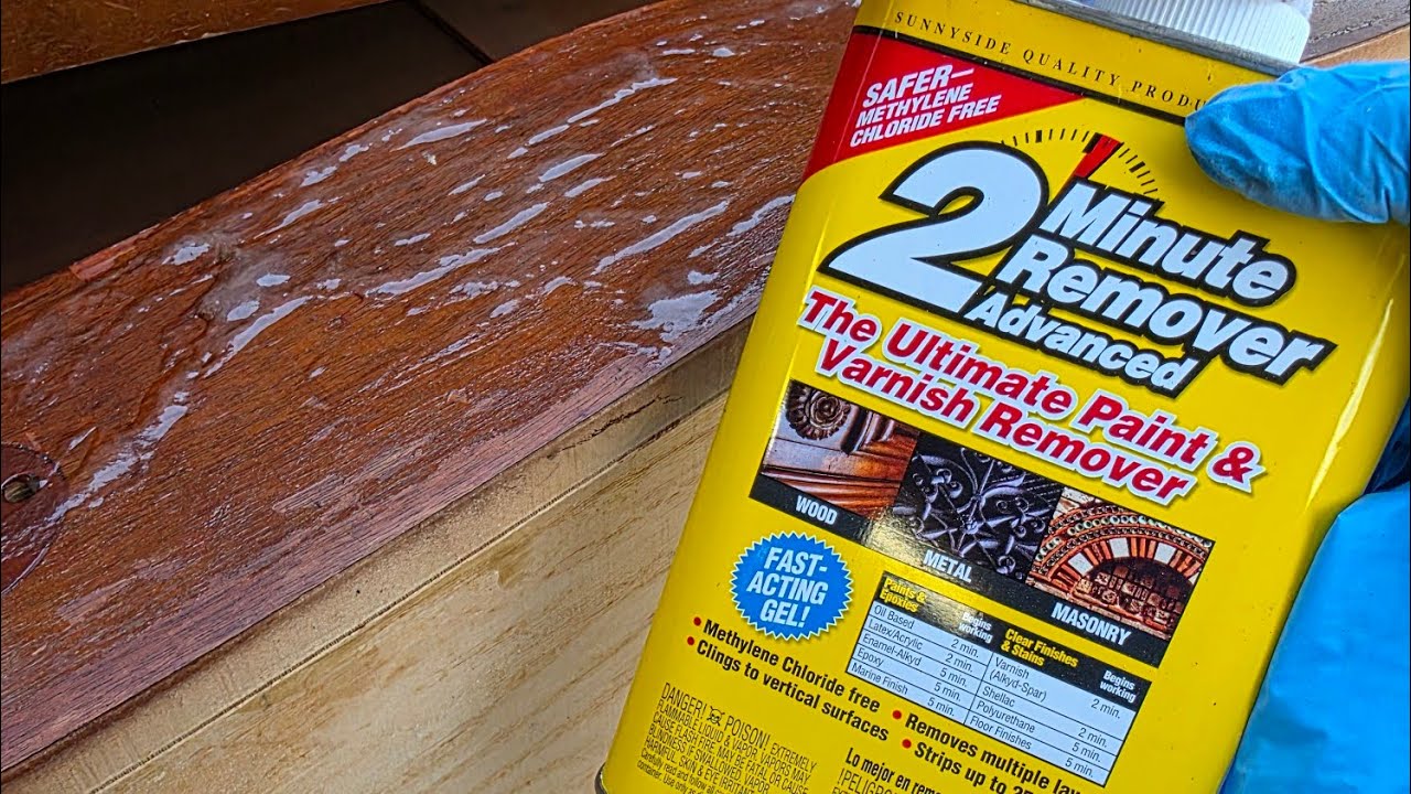 Gel Paint And Varnish Remover in JUST 2 minutes!! - YouTube