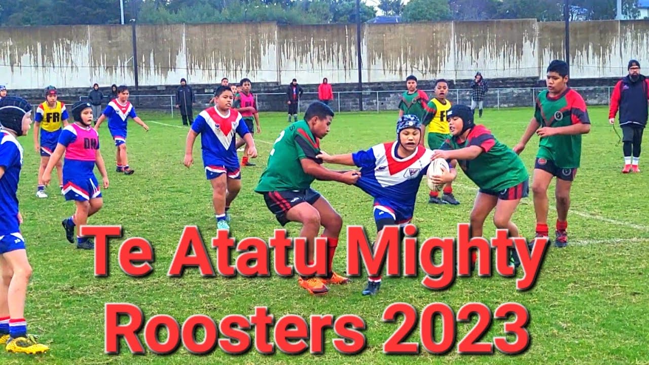 Te Atatu Mighty Roosters vs. Mangere East Iron Hawks U11 |ARL |2023 ...