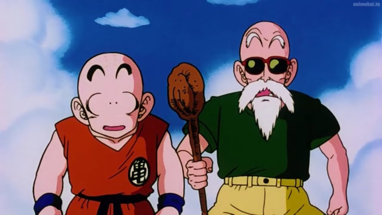 Krillin, Bulma, and Master Roshi get scared of Piccolo!! - YouTube