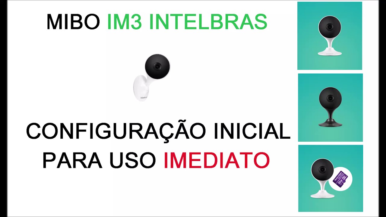 Câmera Intelbras Mibo IC3, IM3 e IMx "configuração de Alarme" - passo a ...