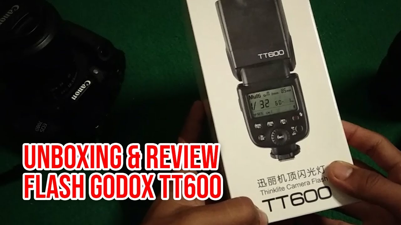 Unboxing & Review Flash Godox TT600 Tutorial High Speed Sync - YouTube
