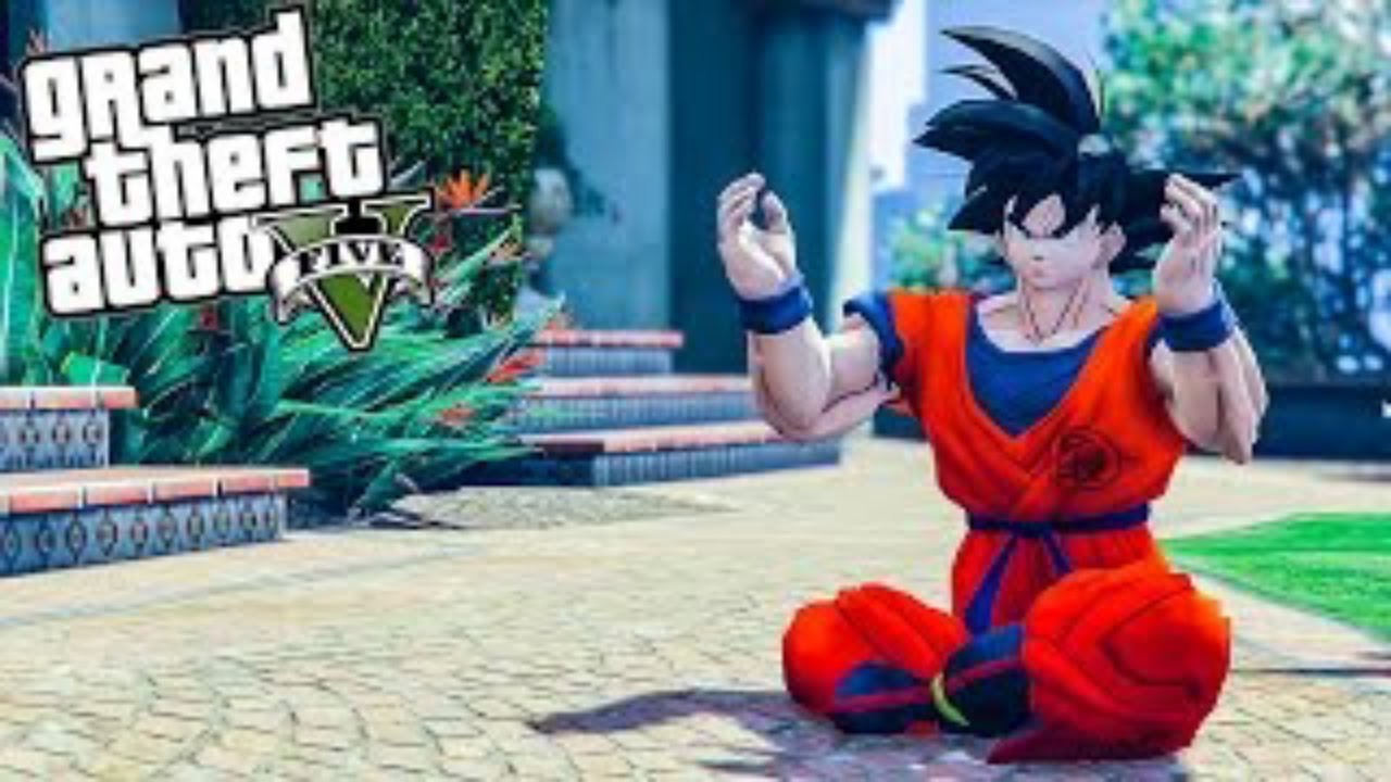 OI,EU SOU O GOKU!!!-GTA V GOKU (MOD) [PC] - YouTube
