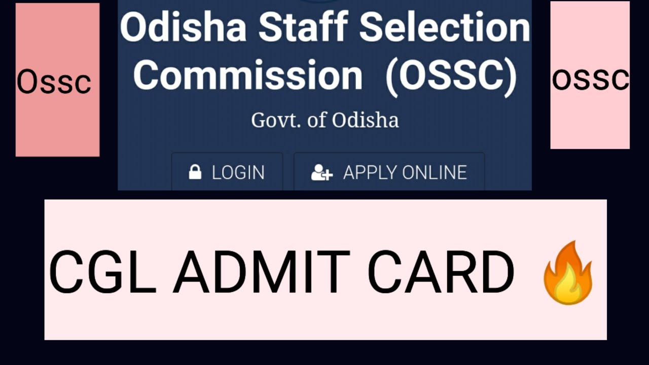 how to download ossc CGL admit card l ossc CGL admit card download l # ...