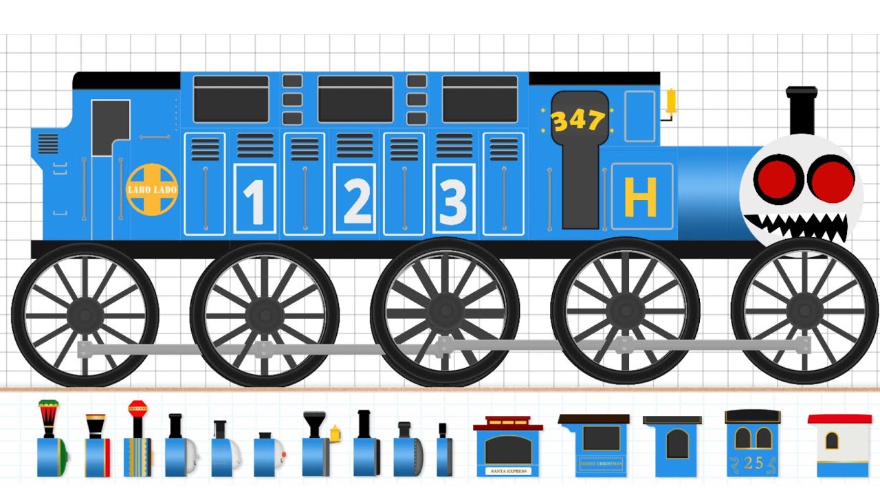 Labo Brick Train THOMAS Evil Timothy level 35 gameplay ios Android - YouTube