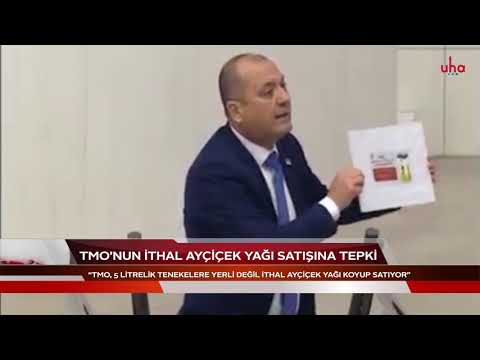 TMO’NUN İTHAL AYÇİÇEK YAĞI SATIŞINA TEPKİ