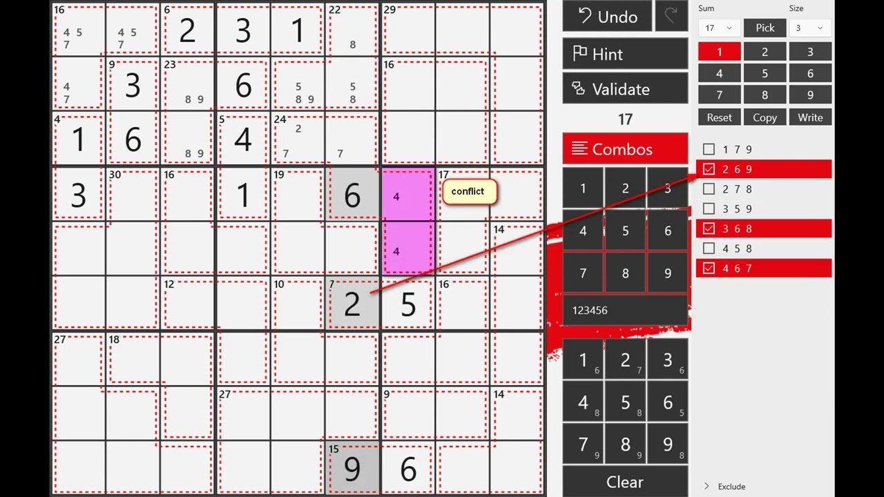 Solving Killer Sudoku Video 175 Puzzle From Solving Killer Sudoku Video 175 Puzzle From