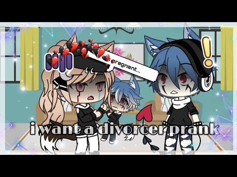 "i want a divorce prank"|| Lyna moonlight|| Gacha Life - YouTube