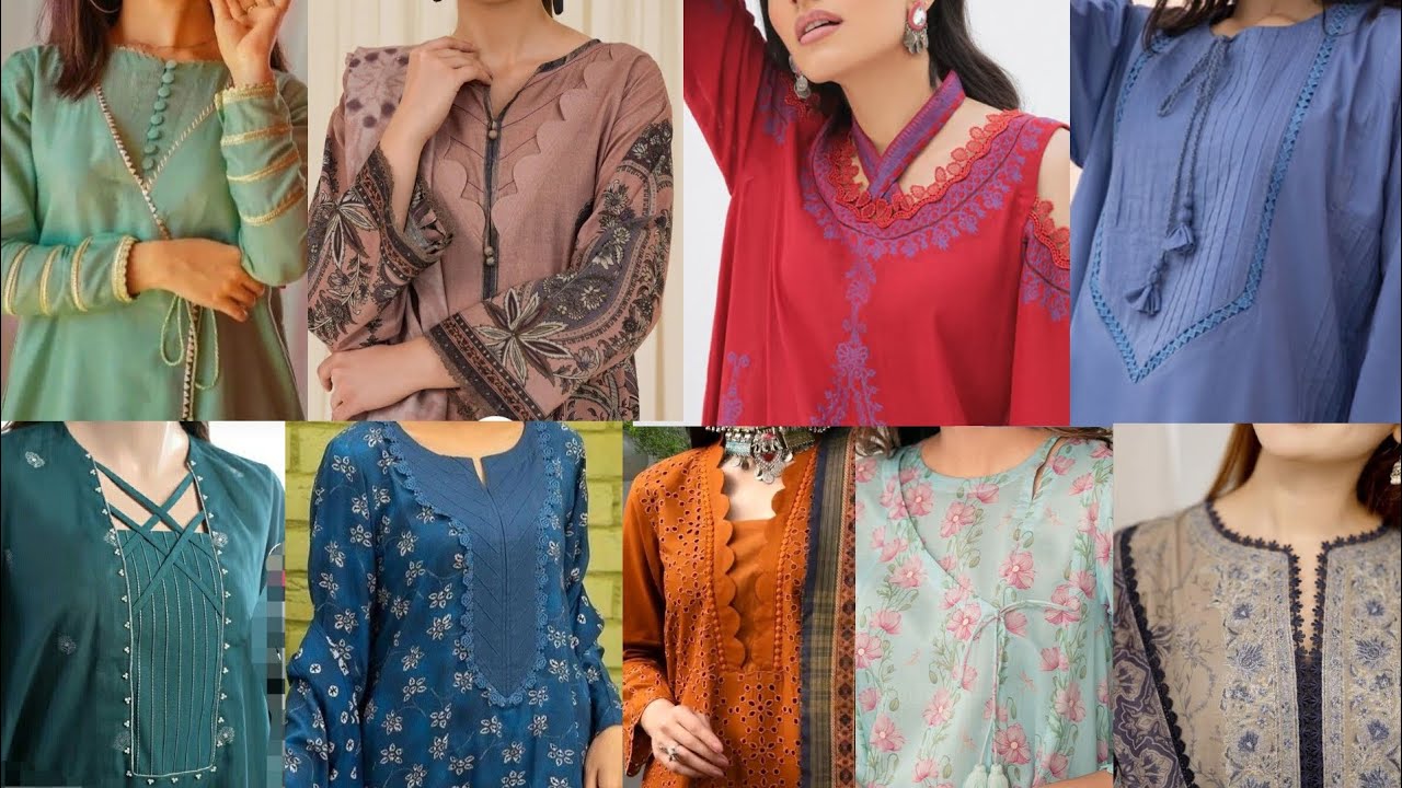 Another Latest Neck Design for Girls | Trendy Neck Design for Eid 2025 ...
