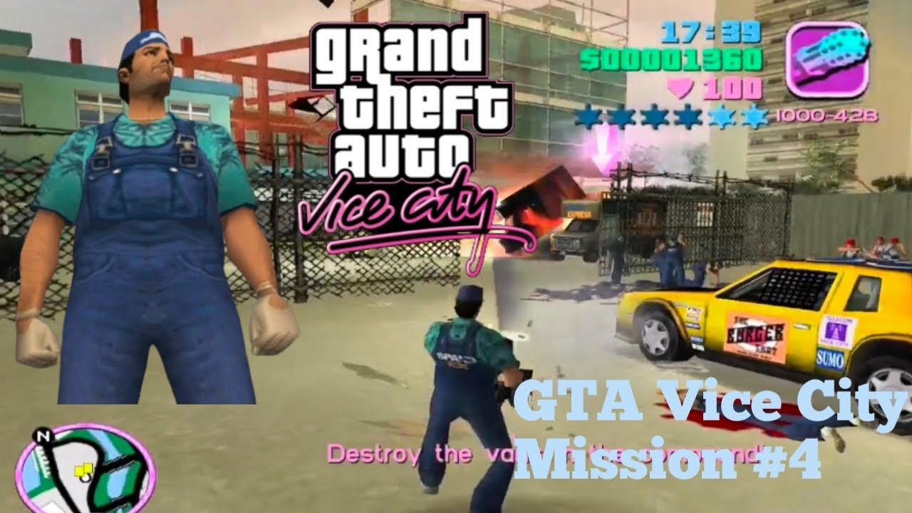 GTA Vice City Series Mission#4 - YouTube