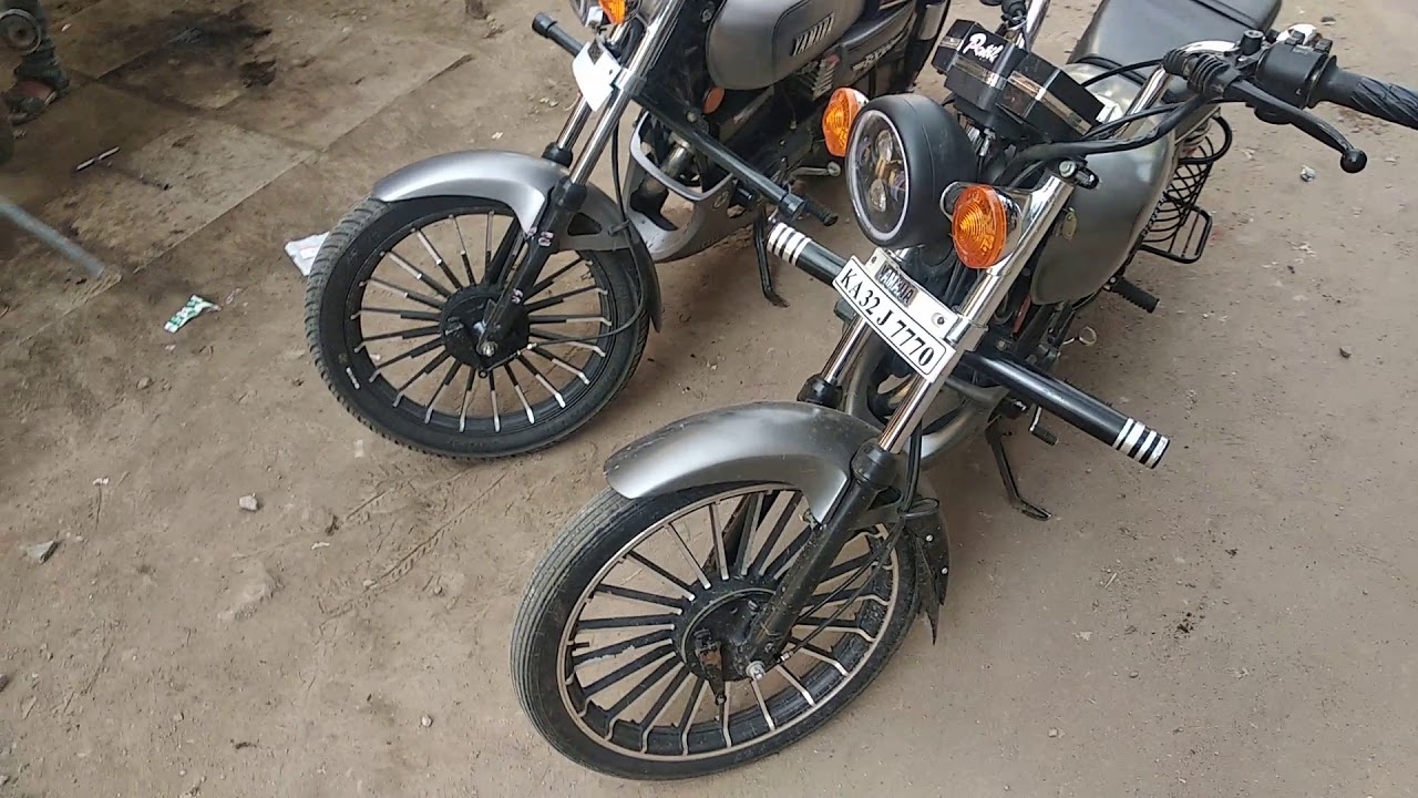 My byk Rx 100 newly modified - YouTube