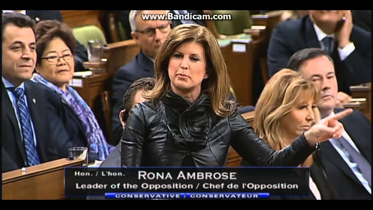 Rona Ambrose Roasts Justin Trudeau - YouTube